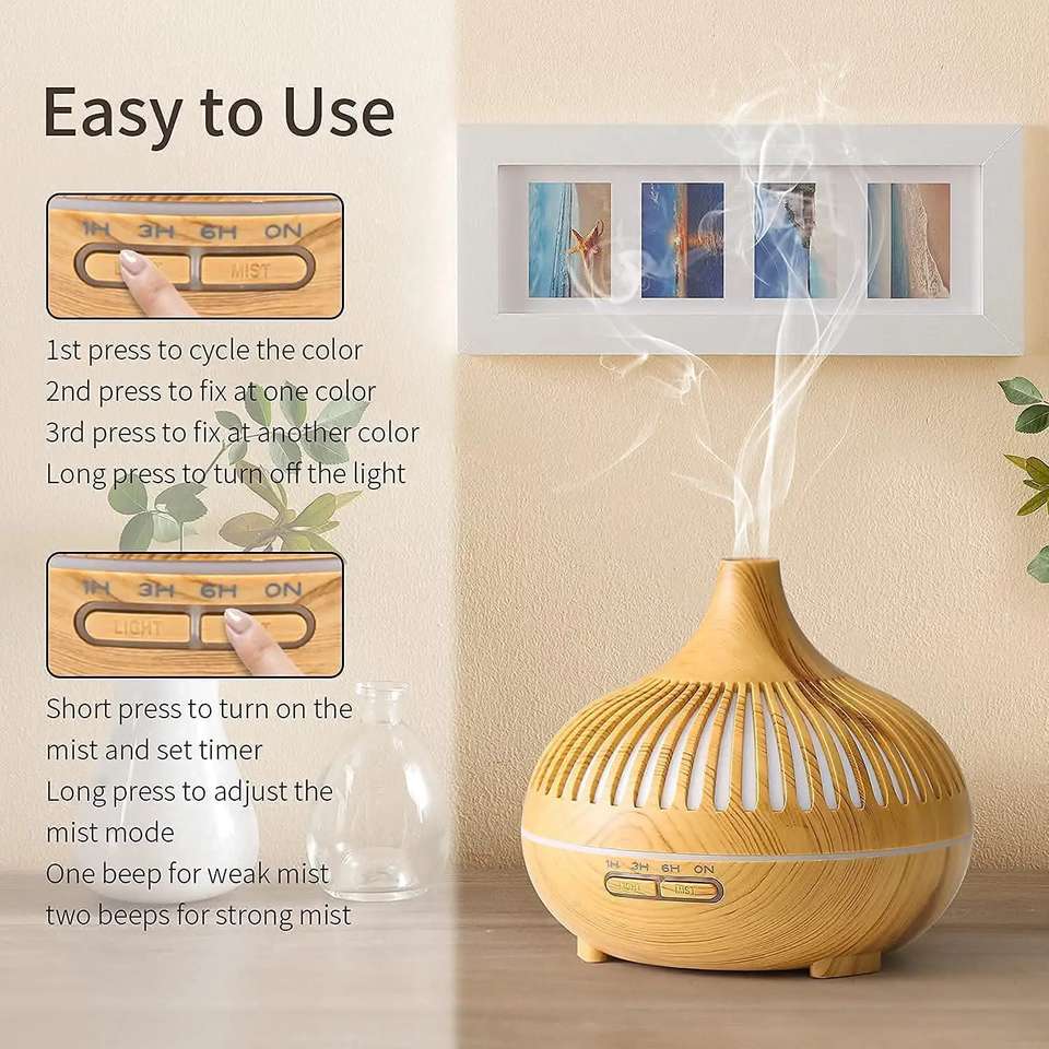 SteerGear 7 Colors LED Essential Oil Aroma Diffuser Machine For Home ...