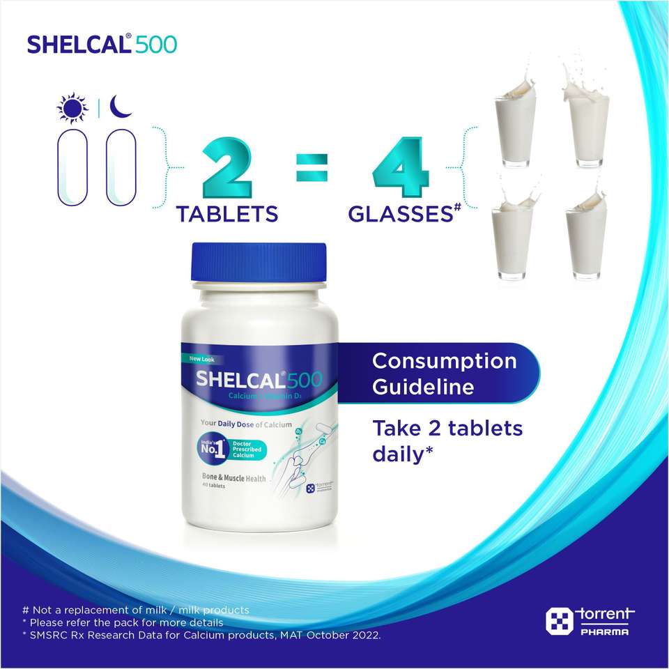 SHELCAL 500 Tablets Price in India - Buy SHELCAL 500 Tablets online at ...