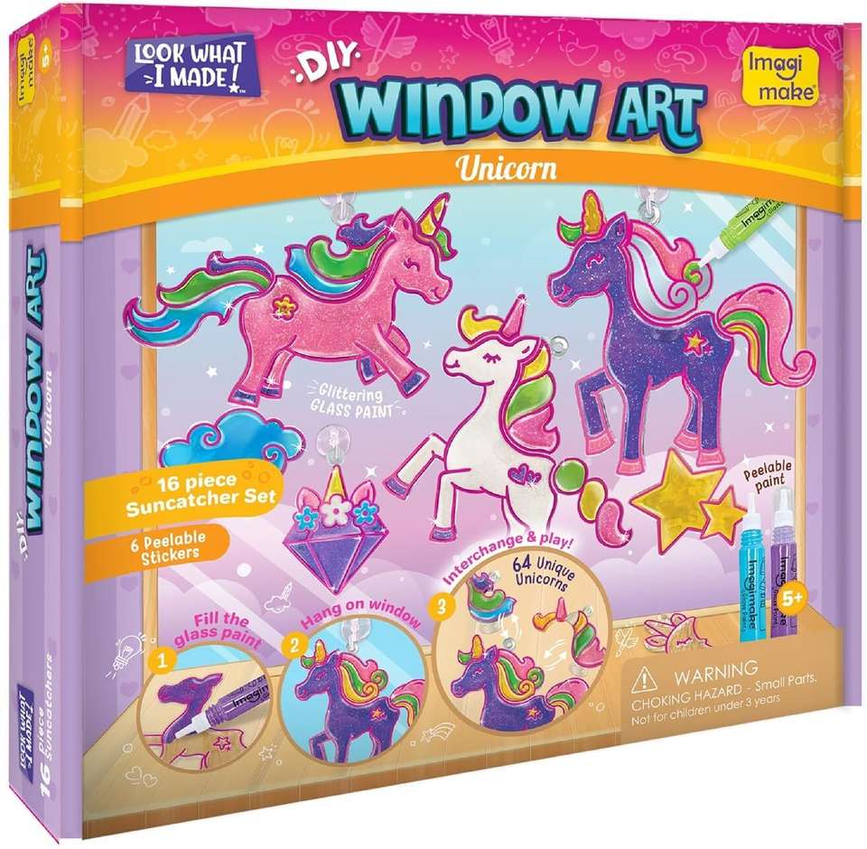 AP KIDS TOYS Art Unicorn|Glass Painting Kit|Sun Catcher|Art and Craft ...