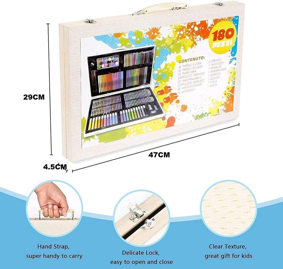 Flipkart.com | Dharamcreation Art Set 180 Piece Deluxe Painting Drawing ...