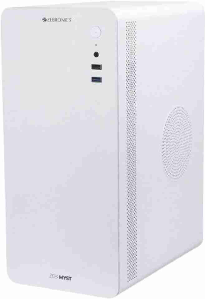 ZEBRONICS MYST MID TOWER Cabinet with USB 2.0 and USB 3.0 Ports ...