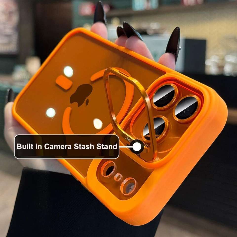 LN KART Back Cover for iPhone 17 Pro Max Magnetic Case with Kickstand ...