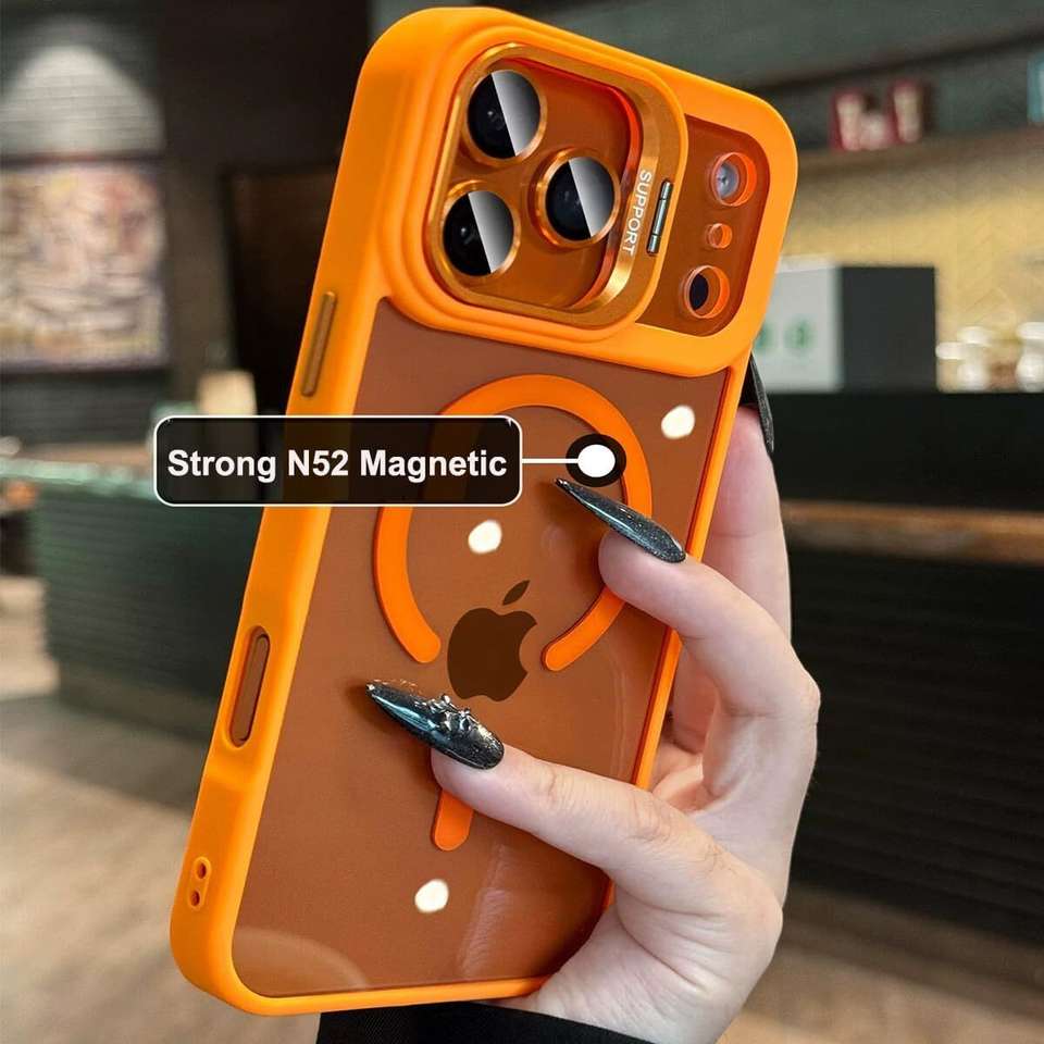 LN KART Back Cover for iPhone 17 Pro Max Magnetic Case with Kickstand ...