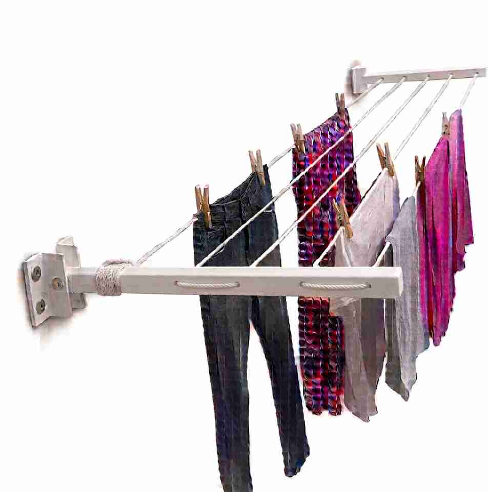 ThediHub Steel Wall Cloth Dryer Stand DRYRAC-265 Price in India - Buy ...