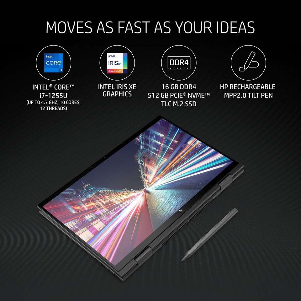 HP Intel Core i7 12th Gen 1255U - (16 GB/512 GB SSD/Windows 11 Home) 15 ...