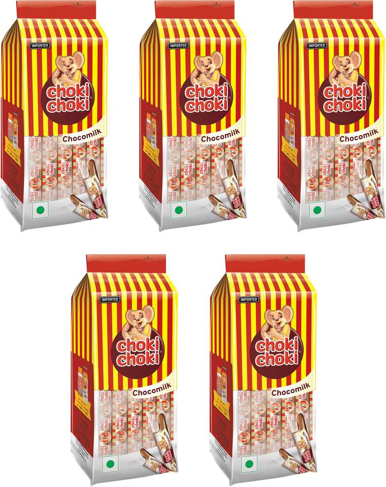 Choki Choki Choco Milk Stick Pouch - 250g |50 Pieces in Each||Pack of 5 ...