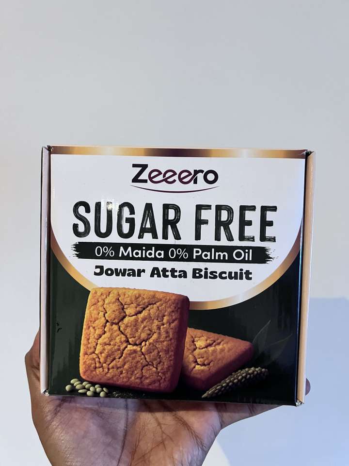 zeeero Sugar free biscuits, zero maida, no palm oil, Jowar atta biscuit ...