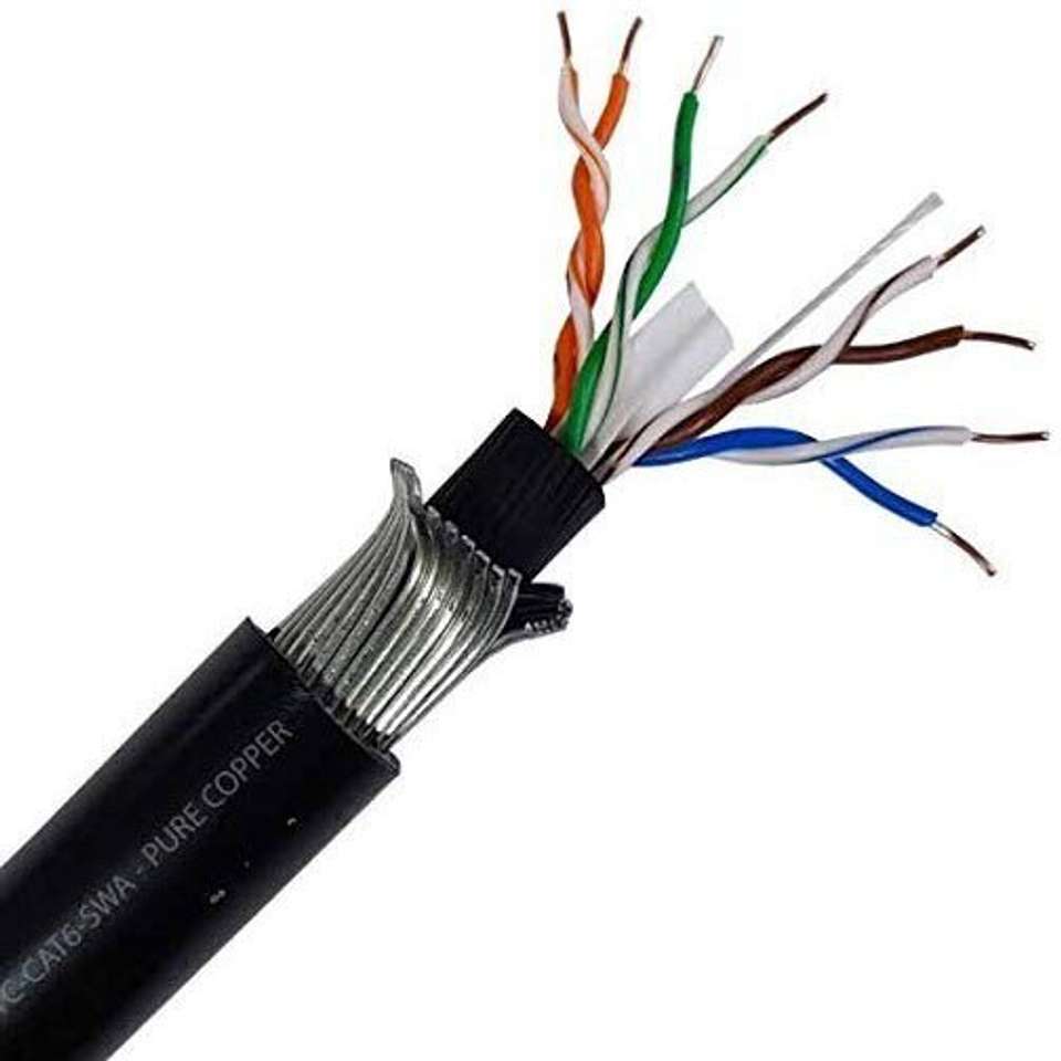 D-Link LAN Cable 305 m CAT6 305MTR Armoured 23AWG Copper Cable - D-Link ...