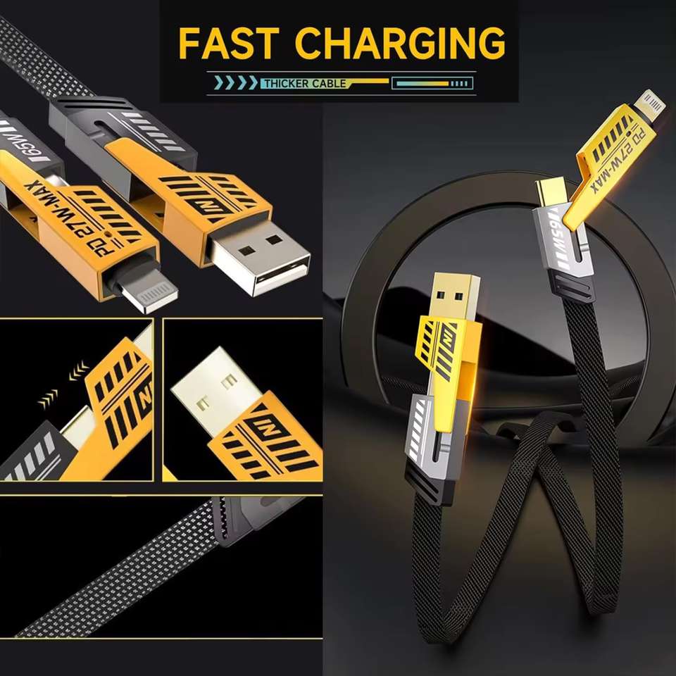 BEPRO USB Type C Cable 1.2 m Armour_4in 1 65W - BEPRO : Flipkart.com