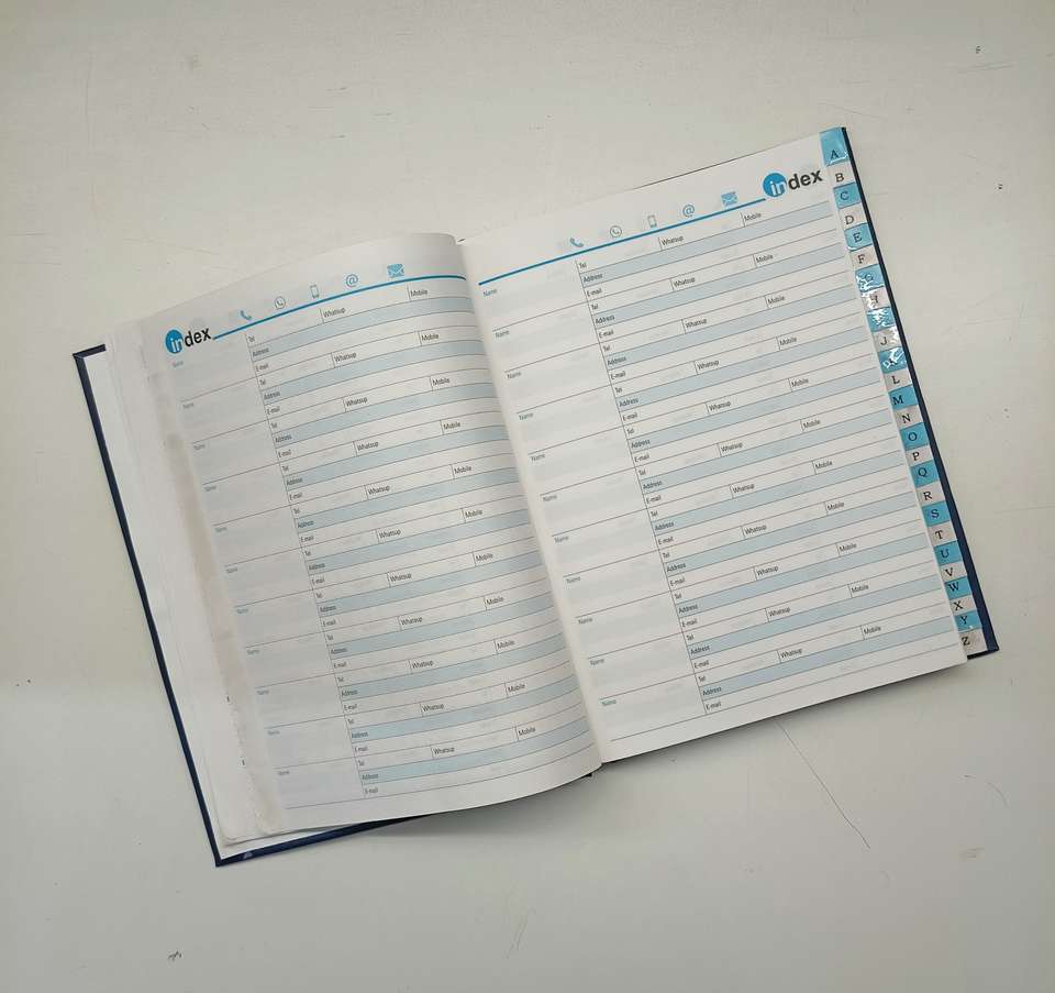 CuckooDiaries Telephone Diary With Alphabets: Address Books, Contact ...