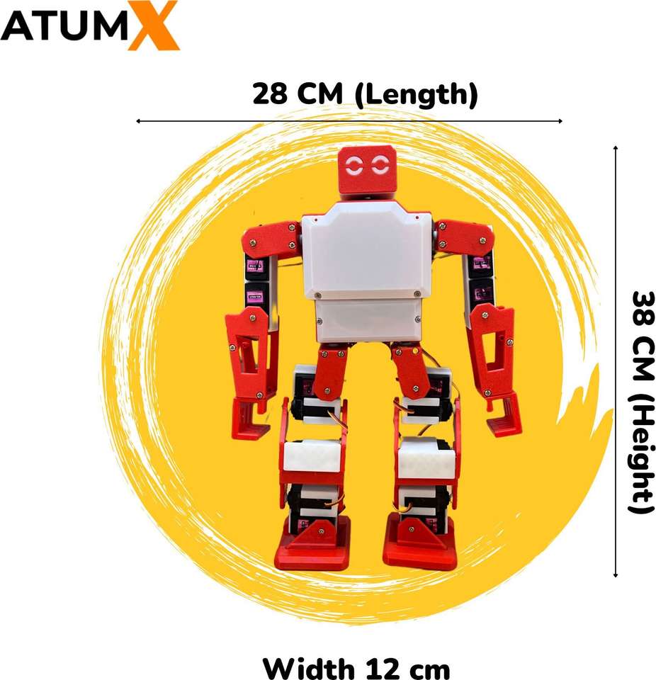 Atumx Humanoid robot kit - Compatible with arduino | DIY robotics kit ...