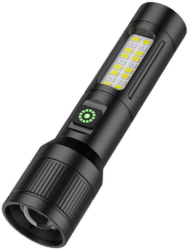 TANSHA 603 1500mAh Super Bright LED Flashlight, 1000 Lumens, 6 Light ...
