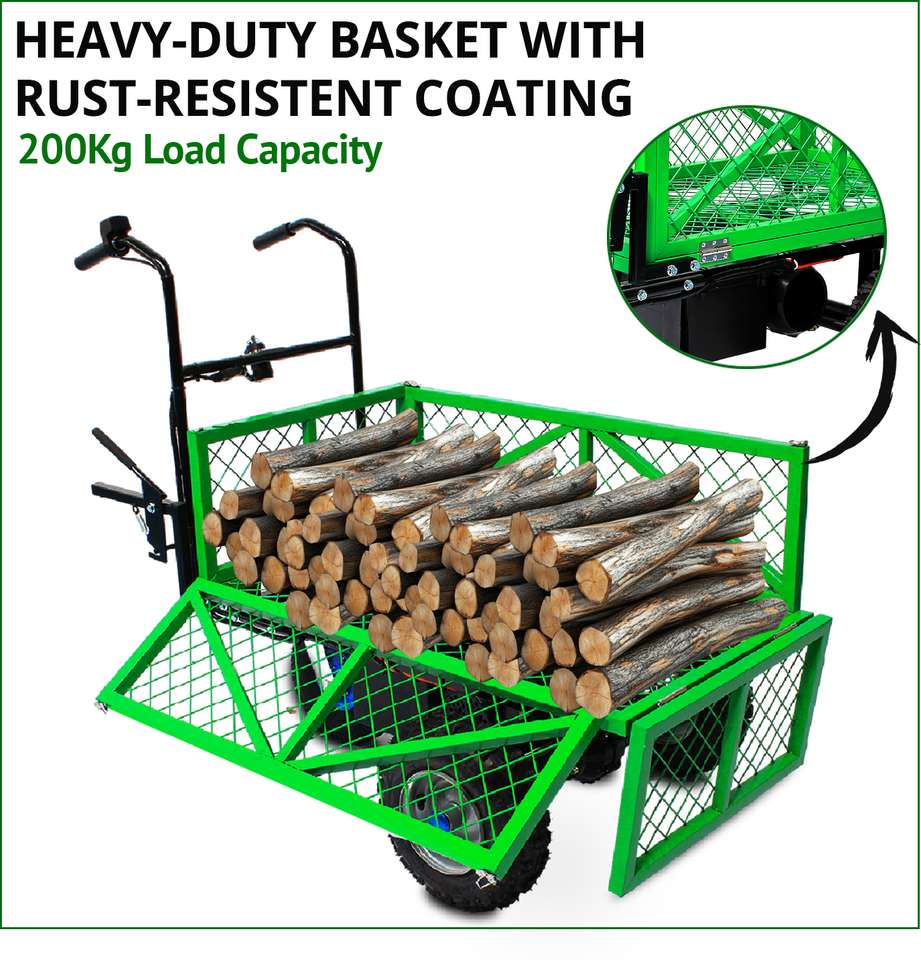 Sharp Garuda Electric Mini Dumper – Battery Operated Farm Trolley Cart ...