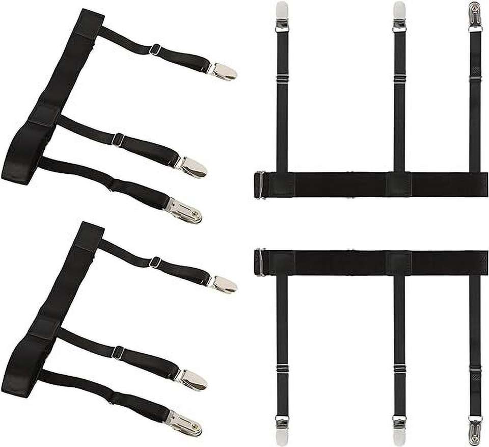 AirMount ™ Shirt Tucker Shirt Stays, Shirt Garters Holders Keepers Belt ...
