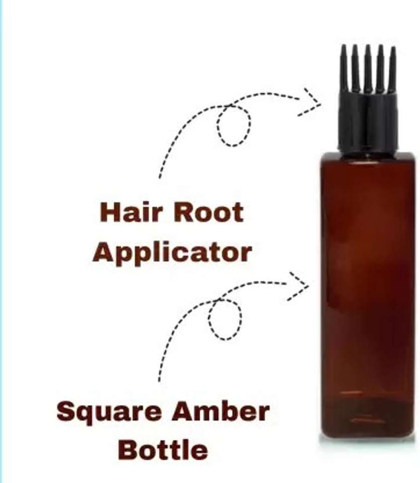 AKIL Empty Hair Oil Bottle For Applying Hair Oil - 3 Bottle With Comb ...