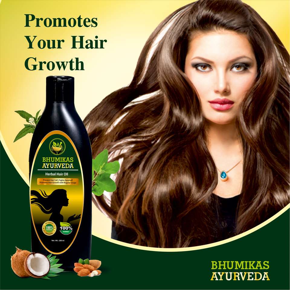 VAGAL Bhumikas Ayurveda Herbal Hair Growth Oil for Men & Women, Reduces ...