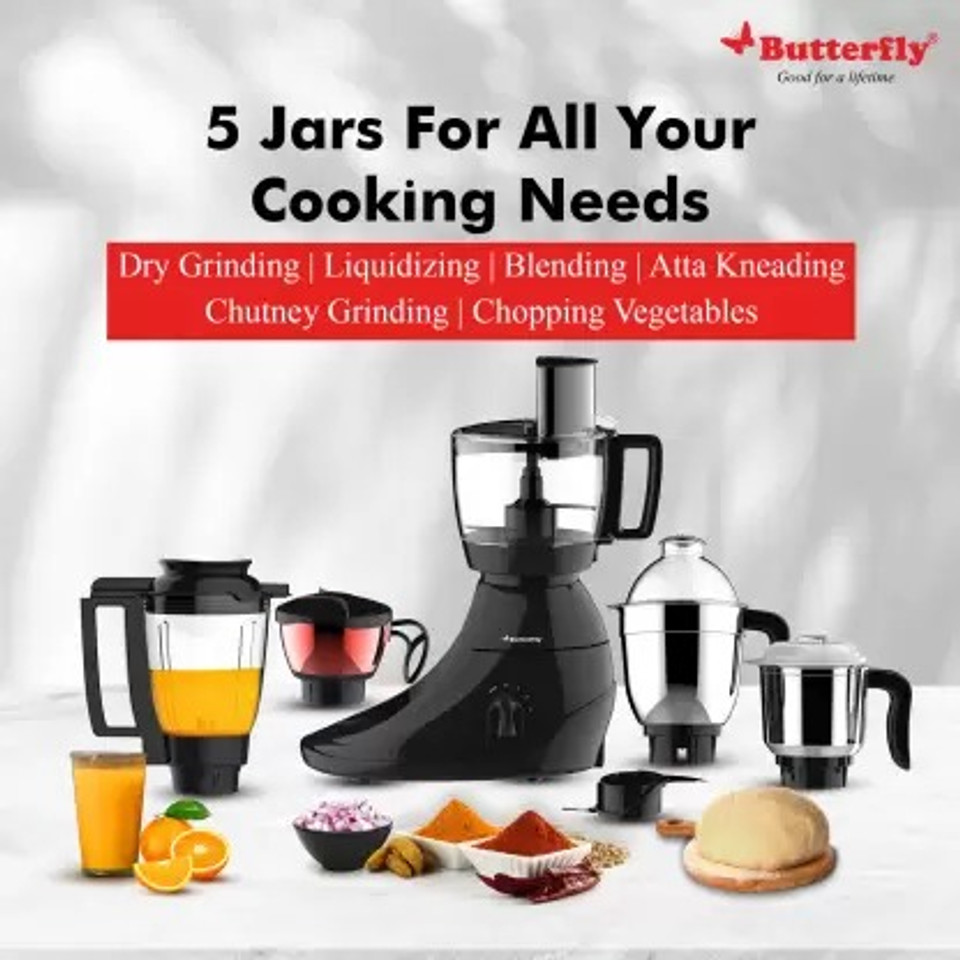 Butterfly Rapid Food Processor 750 W Juicer Mixer Grinder Price in ...