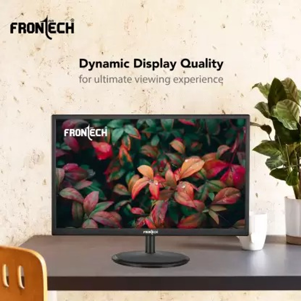 Frontech - 48.26 cm (19 inch) HD LED Backlit VA Panel Monitor (MON-0001 ...