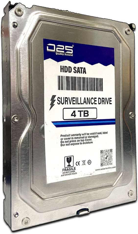 D25 4TB Hard Disk for HIKVISION (iDS-7104HQHI-M1/S) 4 Channel HD CCTV ...