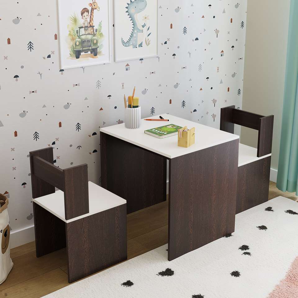 FURNEASER Emma Kids Activity & Writing Reading Table Desk Engineered ...
