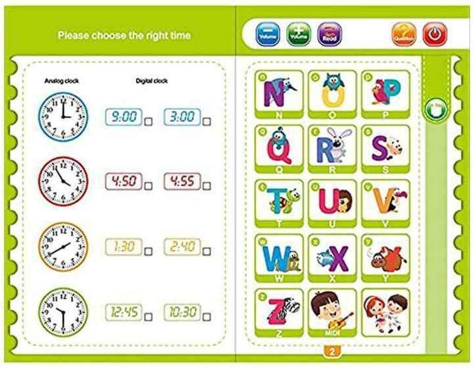 SNISH SIGNATURE Kids Intelligence Book English Letters & Words Learning ...