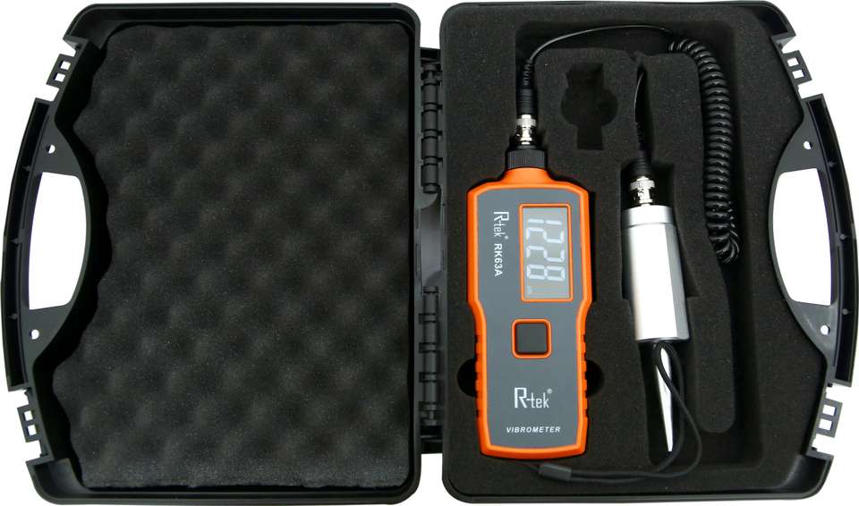 R-tek Digital Vibration Meter Vibrometer Handheld Vibration Analysis ...
