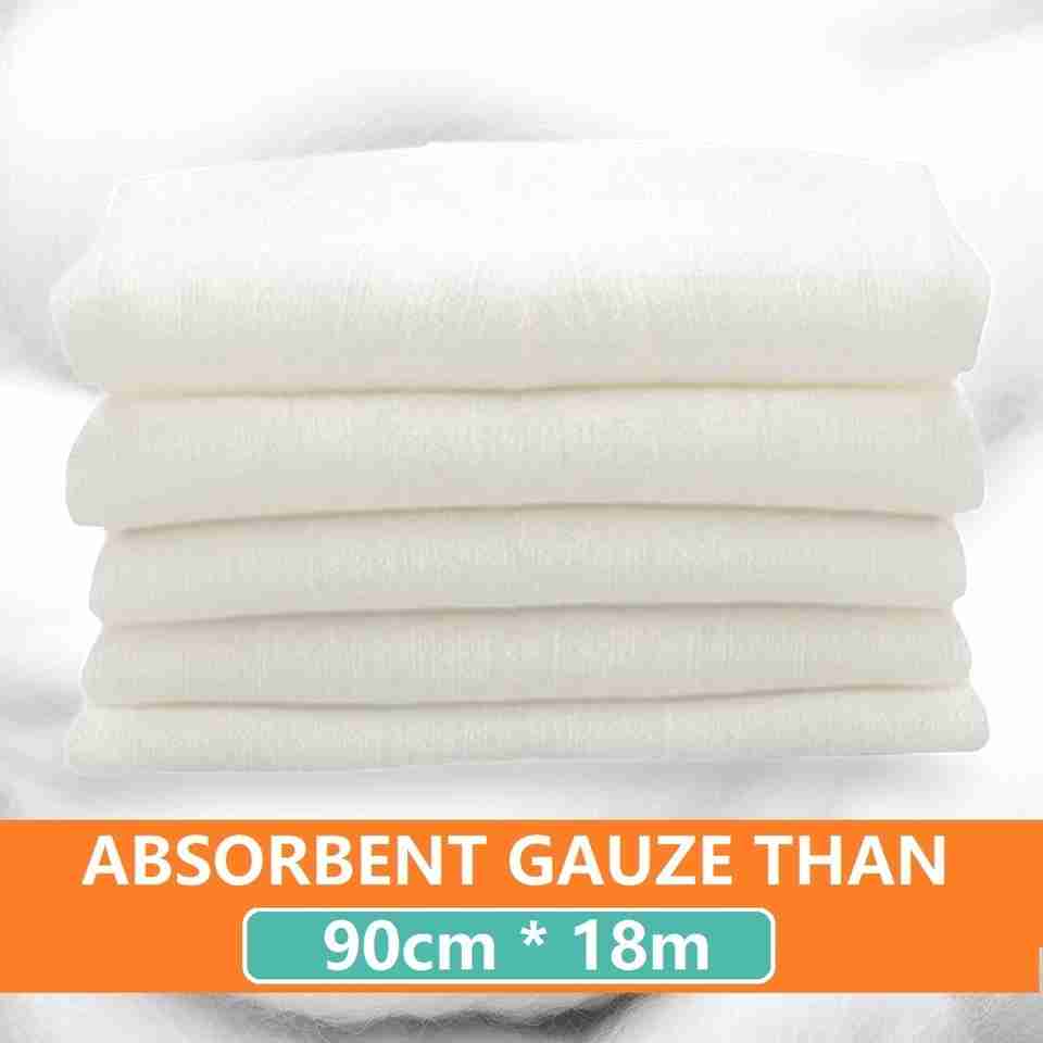 MEDICON COTTON GAUZE THAN Bandage Cloth 90cm*18m Interactive dressings ...