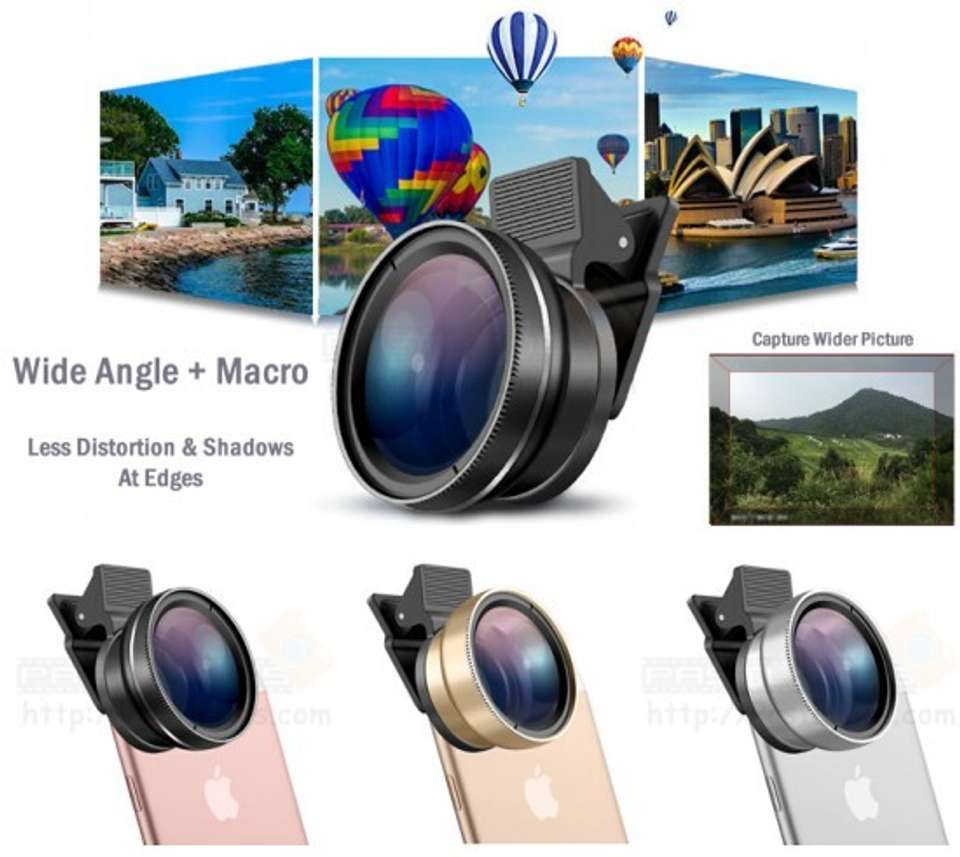TUNISKY Smartphone Camera Lens Attachment | Professional 3-in-1 Lens ...