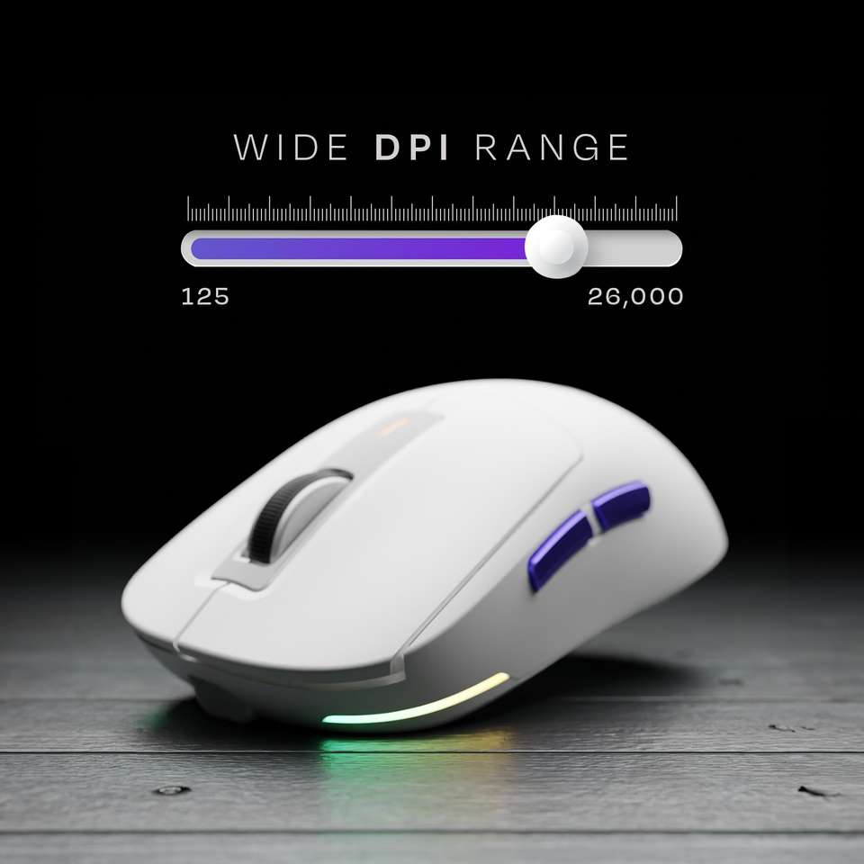 Kreo Pegasus 58 Gms Ultra Lightweight Wireless Optical Gaming Mouse ...