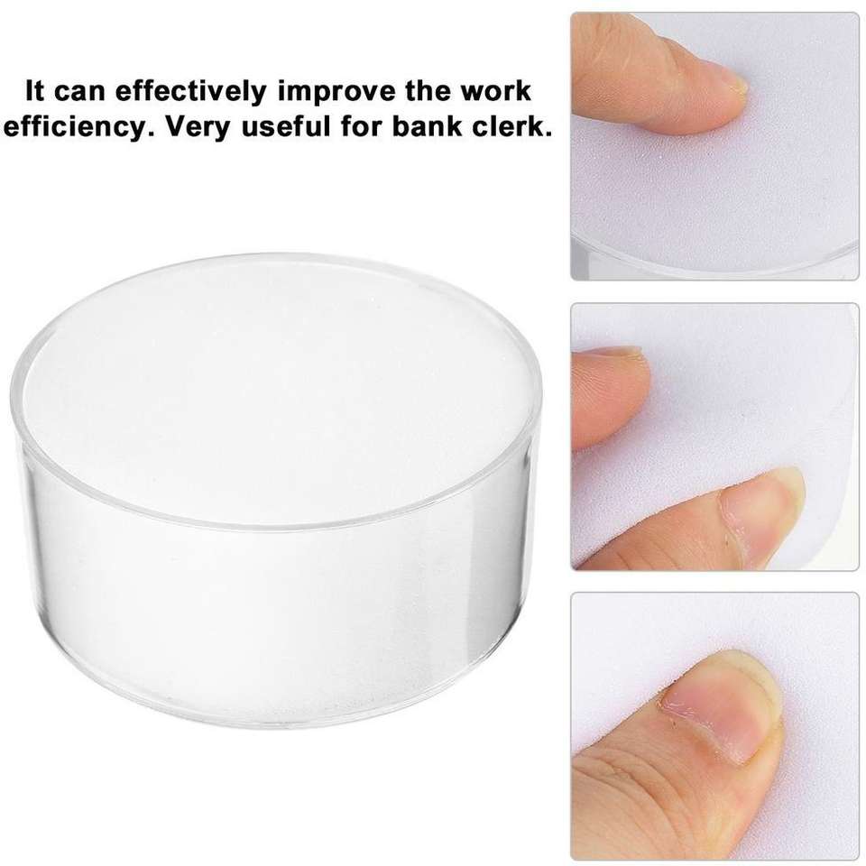 CLAPPERZZ Fingertip Paper Moistener Sponge for Grip Counting Papers ...
