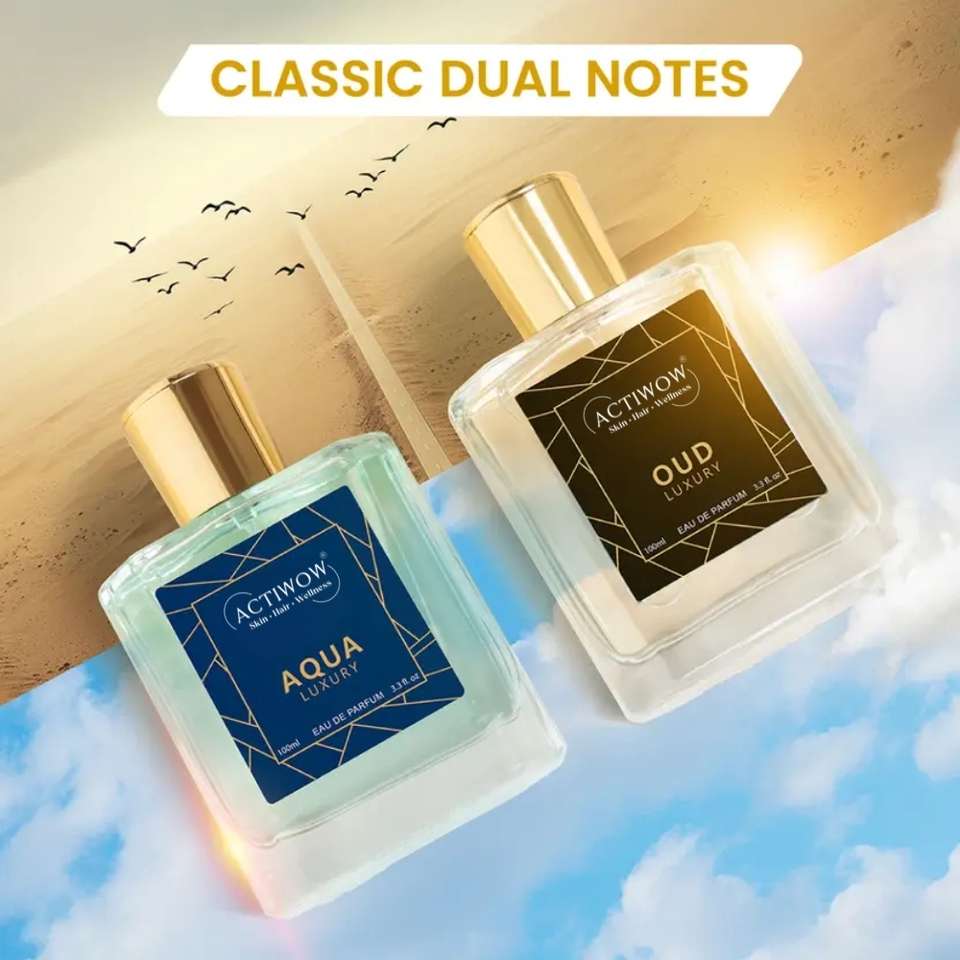 Buy ACTIWOW Luxury Aqua & Oud Perfume Combo Cool Masculine Mix Eau de ...