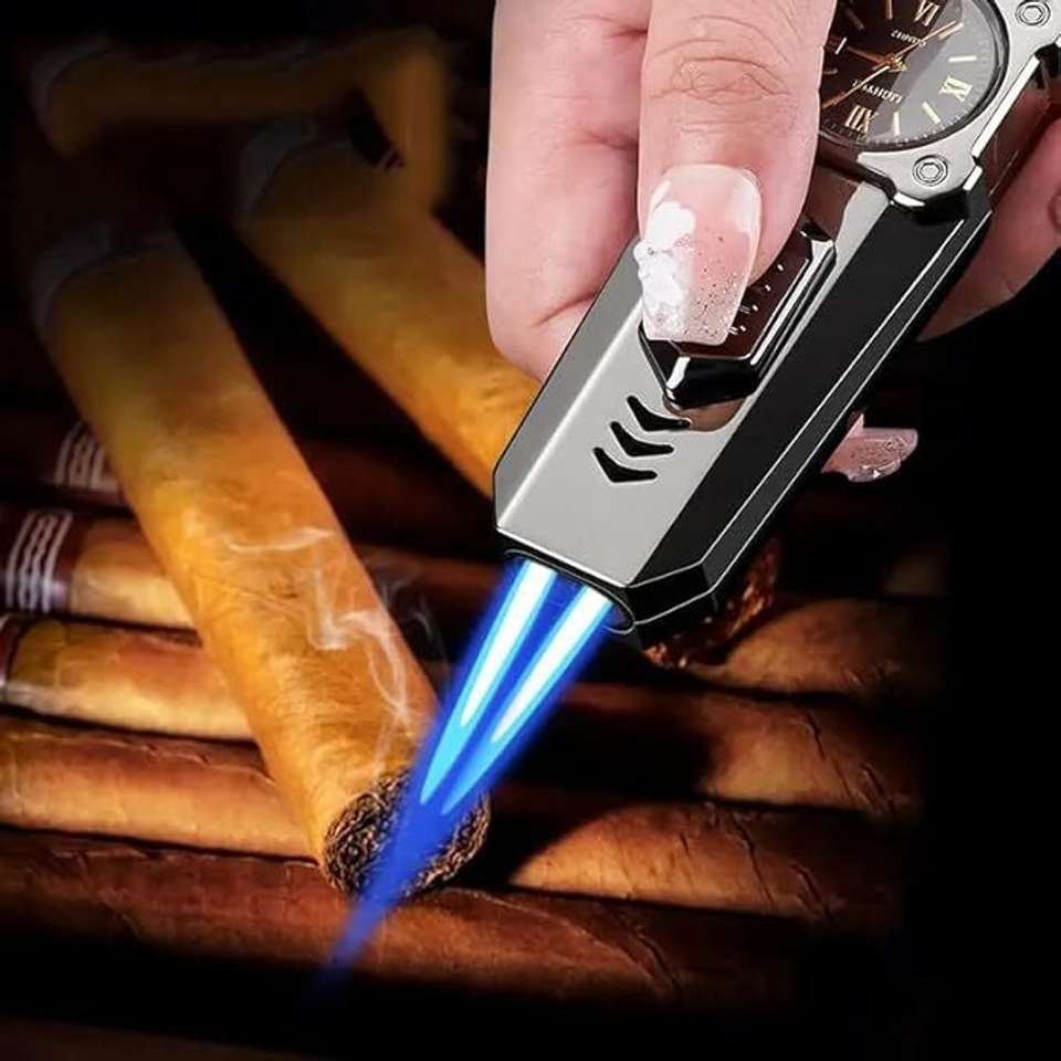 Pia International Clock Cigar Lighter Accessories Fire Power Direct ...