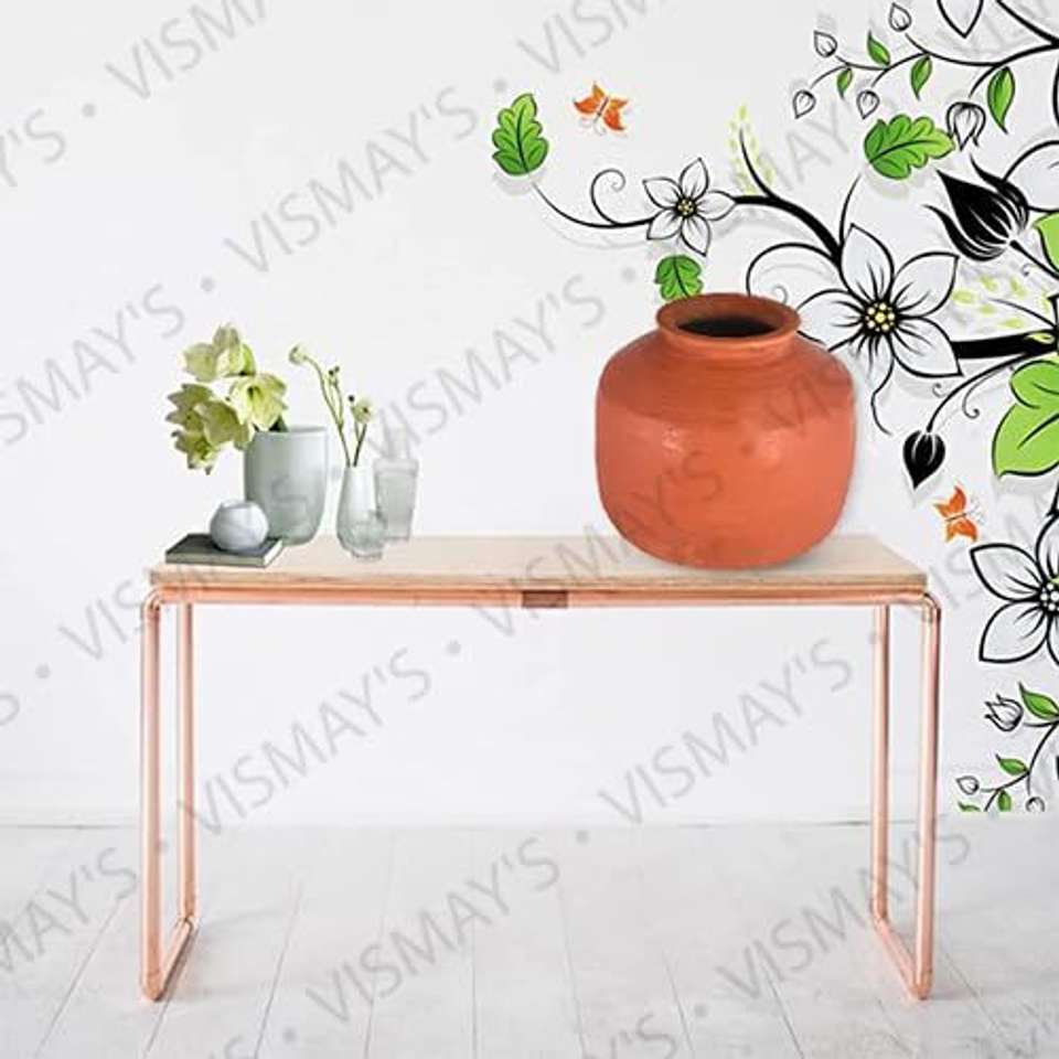 Vismay Clay Water Pot Mitti ka Matka, Pani ka ghada, Matki With Tap (6 ...