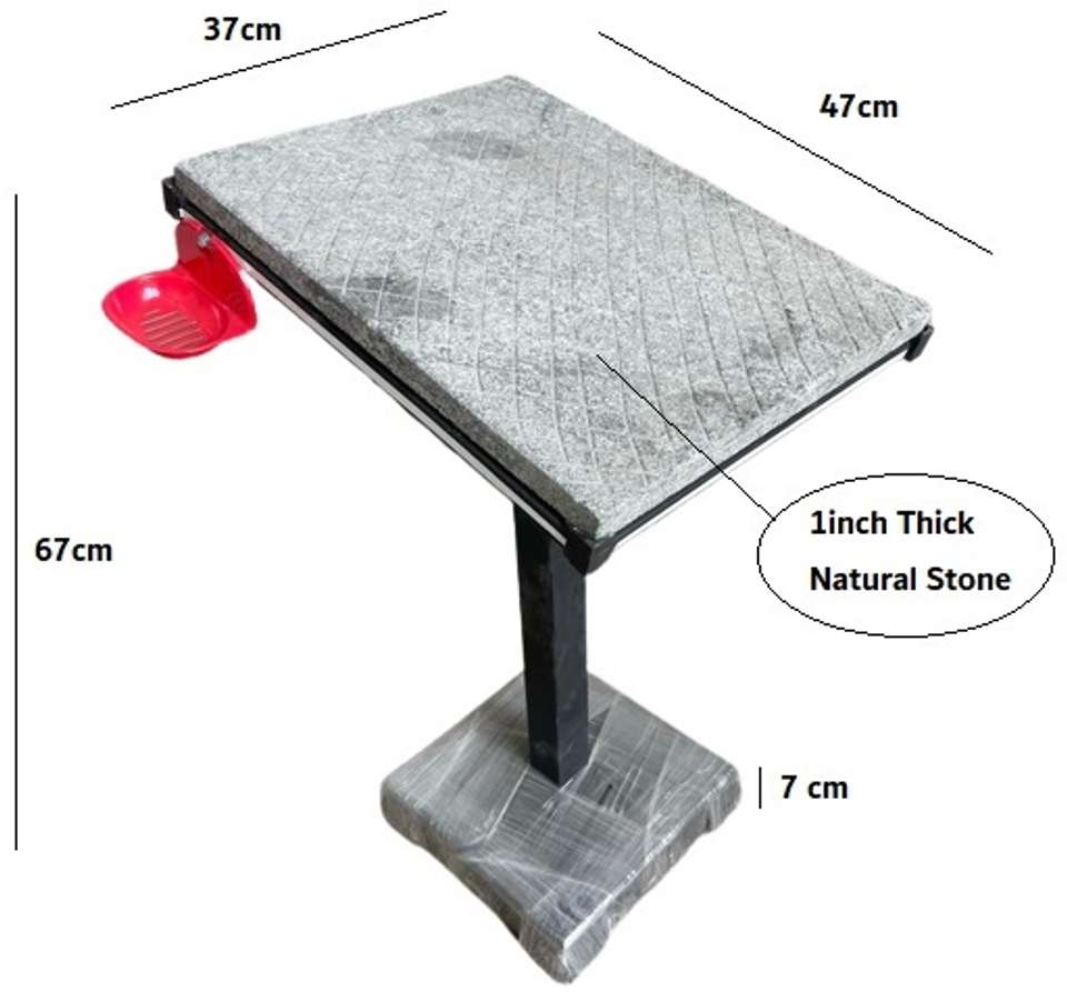 QBIC Portable Laundry Stone / Natural Washing Stone with iron stand ...