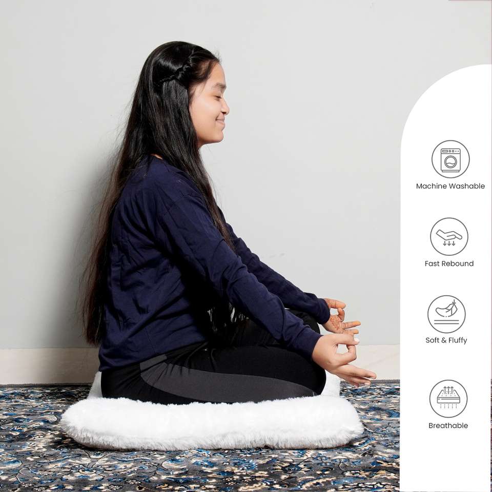 Next Go NEXTGO Floor Seat Cushions Yoga Meditation Mat Pooja aasan ...