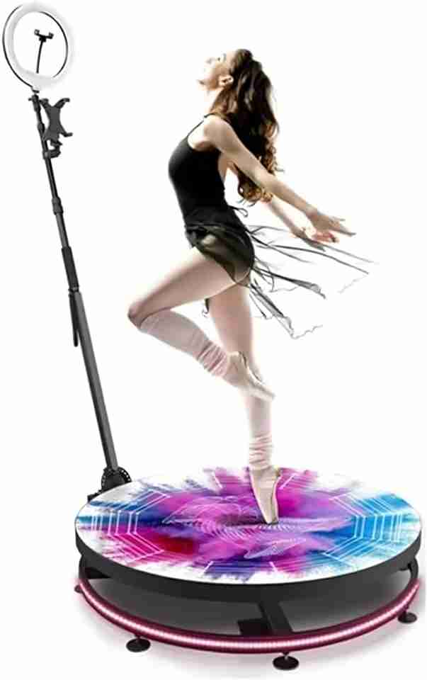 BLUEOCEAN 360 Photo Booth Rotating Machine Platform Spin for Photo ...