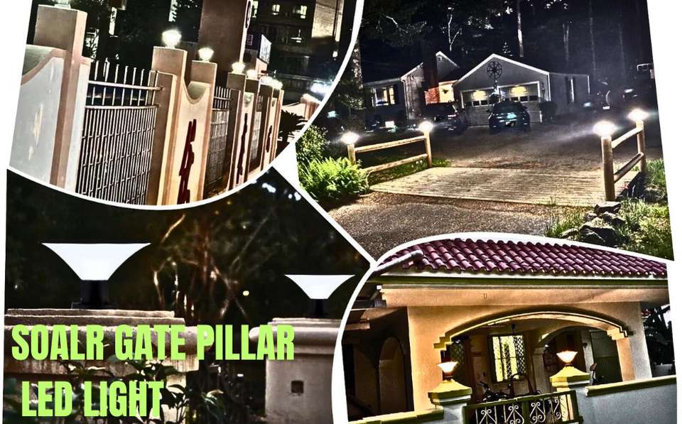 SAHAPECT 10W 20 LED Outdoor Waterproof Automatic Home Pillar Pole ...