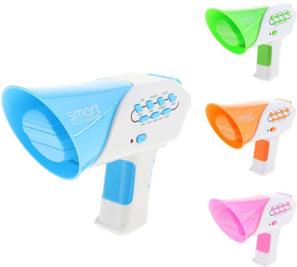 Lyla Mini Voice Changer Megaphone Speaker for Kids Prank Toy Party ...