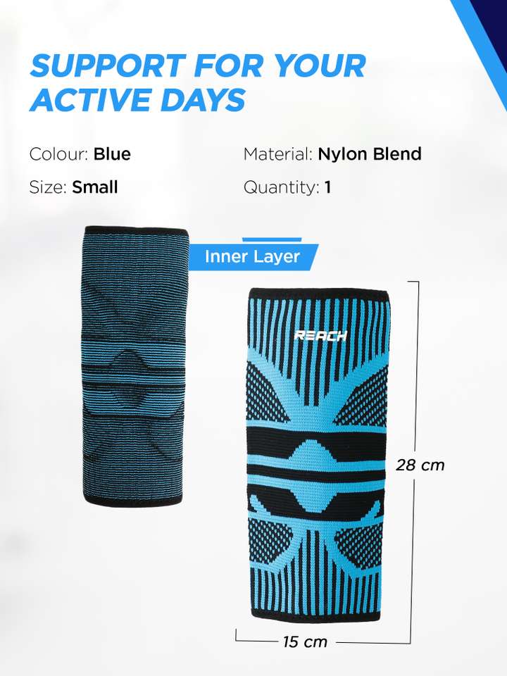 Reach Elbow Support Band- S for Gym & Pain Relief, for Men & Women ...