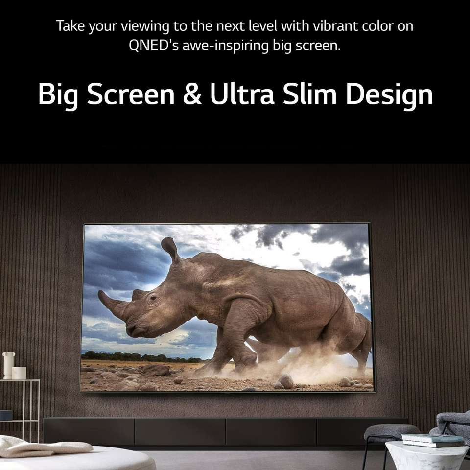LG QNED-80 139 cm (55 inch) Ultra HD (4K) QNED Smart WebOS TV with ...