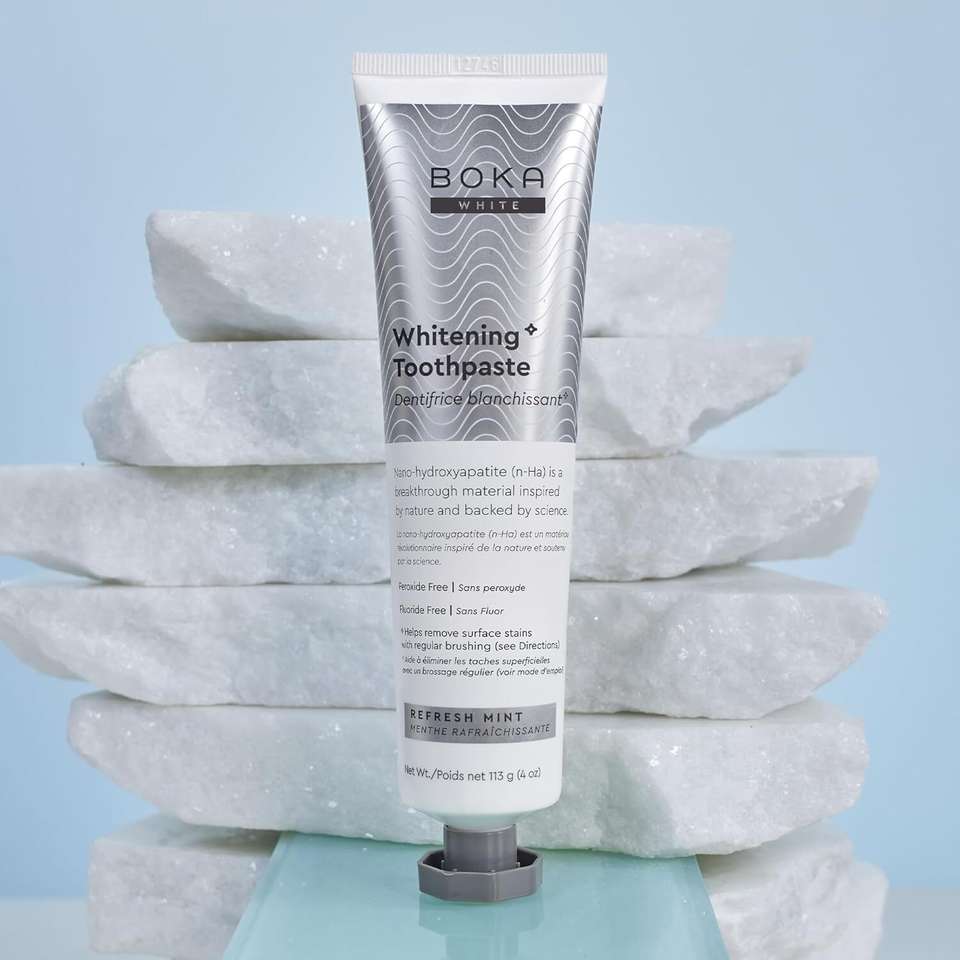 Boka Nano Hydroxyapatite Toothpaste for Sensitive Teeth – Fluoride Free ...
