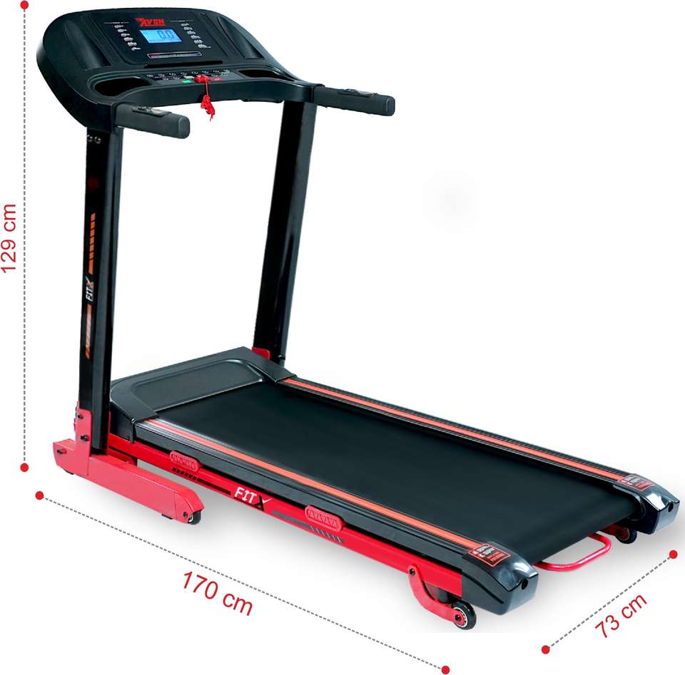 AVON Fitx, Motorized , 5 HP Peak with Power Incline with Handrails ...