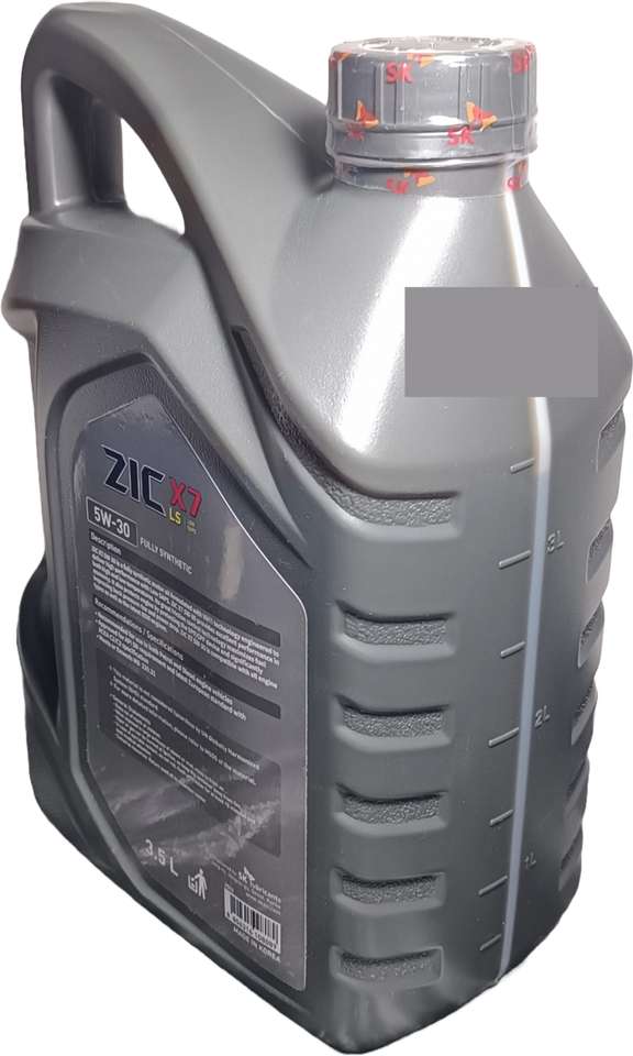 ZIC X7 5W-30 (3.5 L, API SN Plus) Fully Synthetic Car Engine Oil with ...
