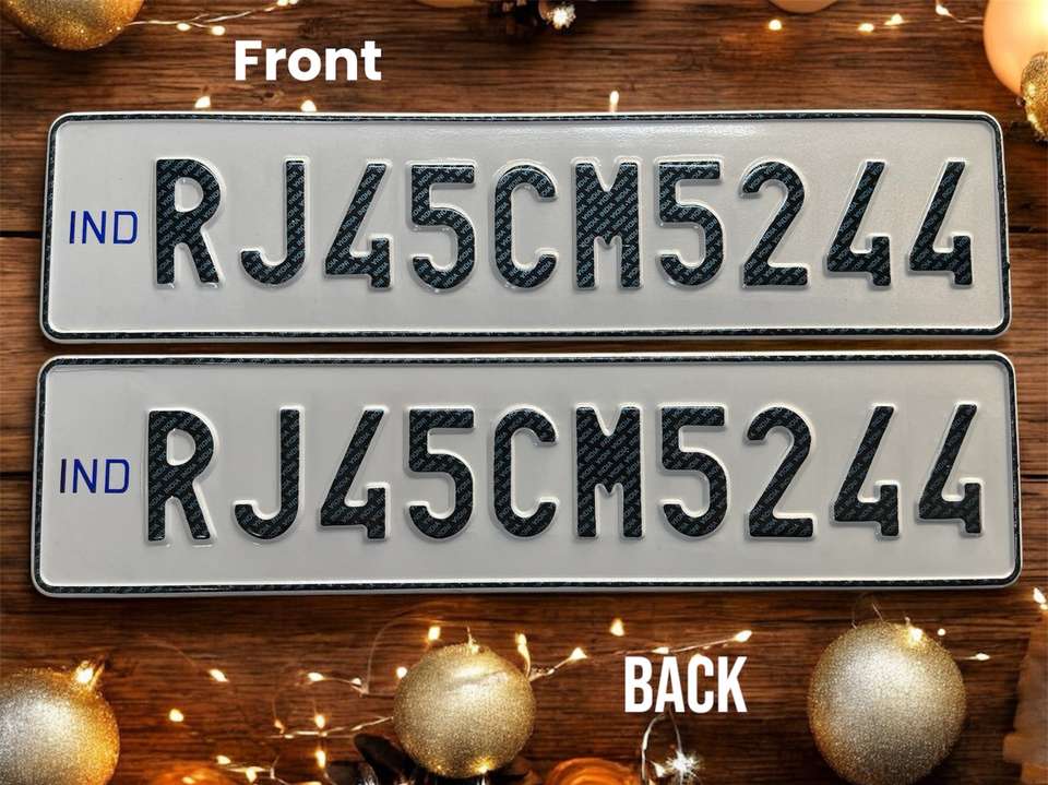 NUMBERPLATE IND Number Plate Front and Back Car Number Plate Price in ...