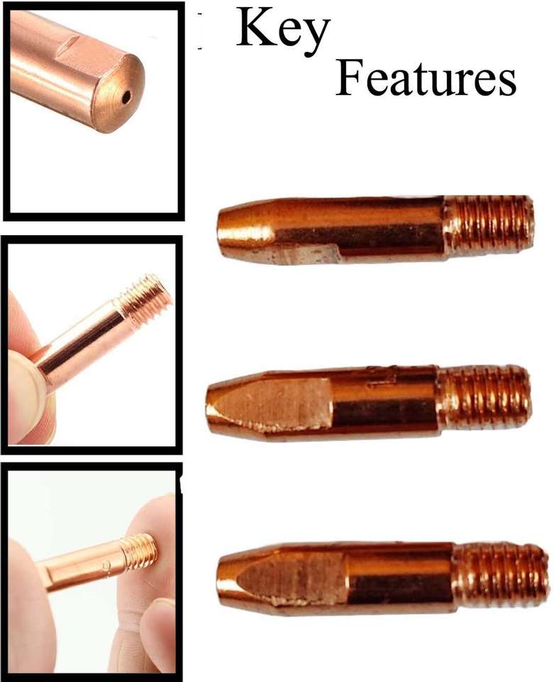 NGWELD Mig Welding Torch Contact Tip M6*28*1.2MM (20 PIC SET) For ...